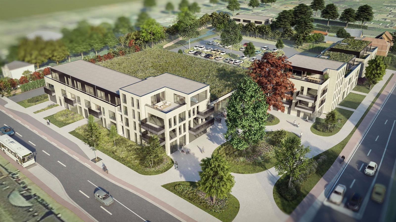 Kim Van Oncen en haar broer Tom starten bouw nieuwe Delhaize in Putte ...