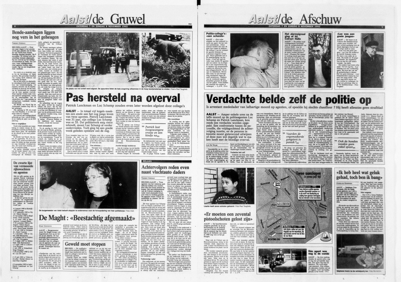 Dertig jaar geleden doodde een inbreker twee Aalsterse politieagenten ...