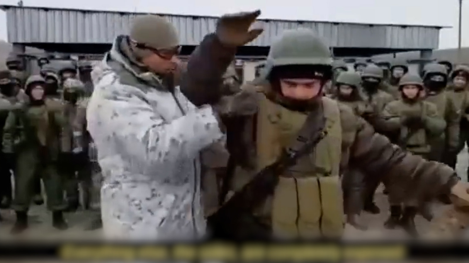 Un instructeur russe désespéré face à la pauvreté des équipements des ...
