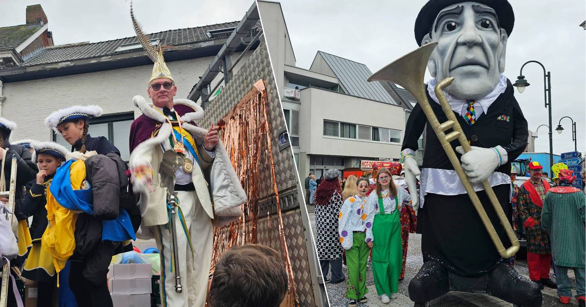 KIJK. Peer Stoet moet het wegens panne zonder echte prinsenwagen ...