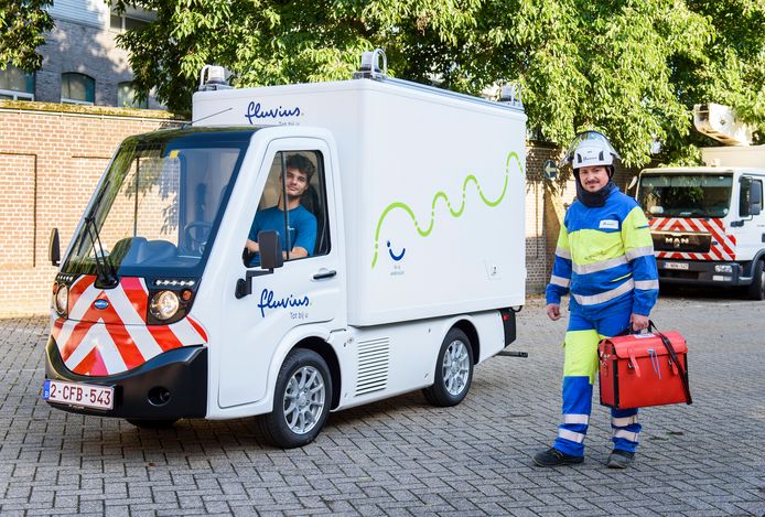 Netbedrijf Fluvius rijdt binnenkort met opvallend elektrisch karretje ...