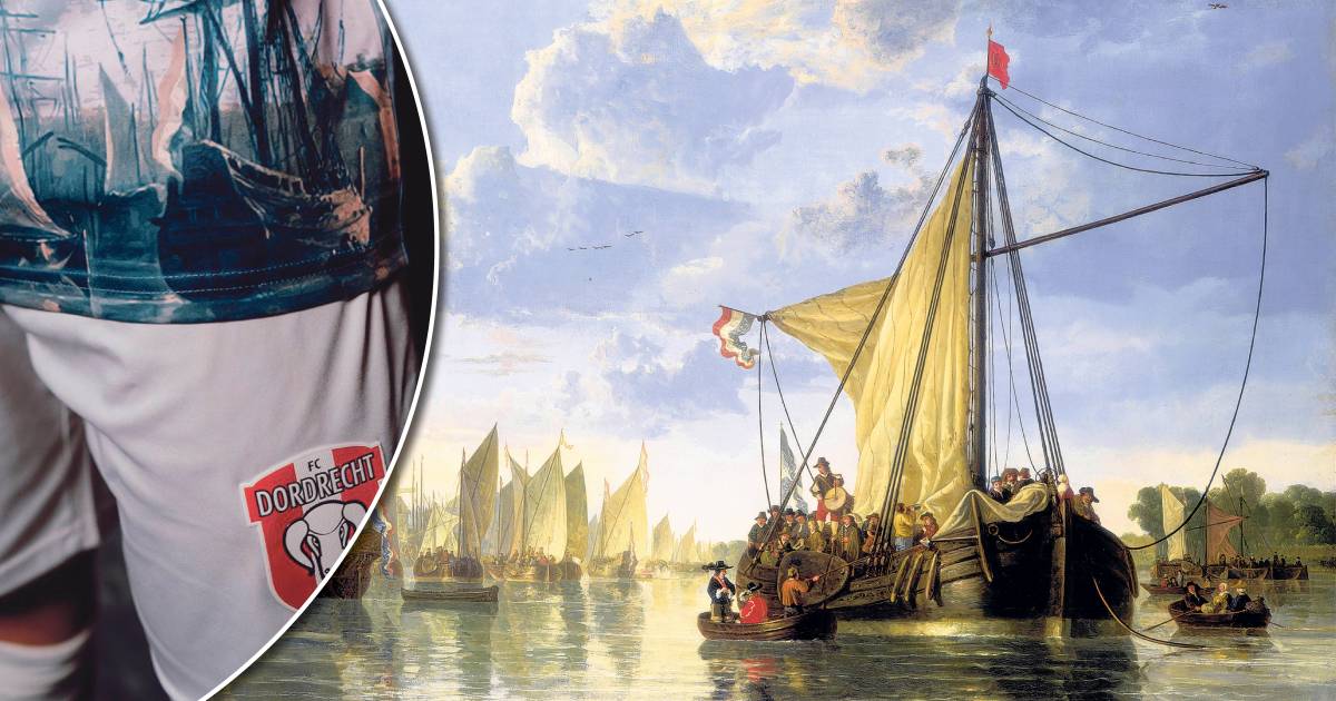 FC Dordrecht presenteert nieuw shirt met meesterwerk van Albert Cuyp ...