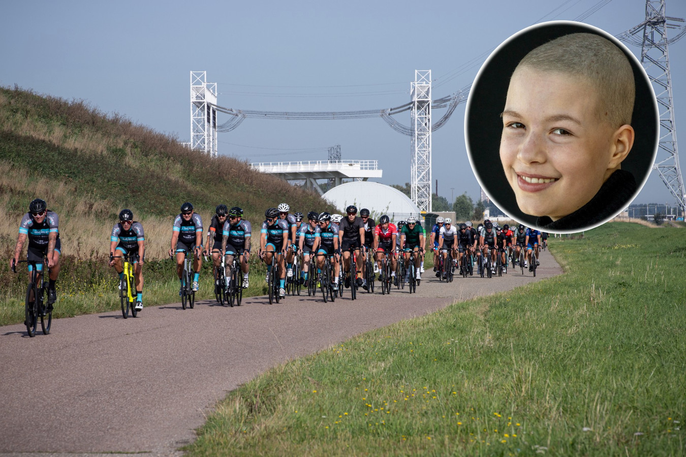 Westlanders fietsen 21.000 euro bijeen voor zieke Jade Kops (16) | Foto ...