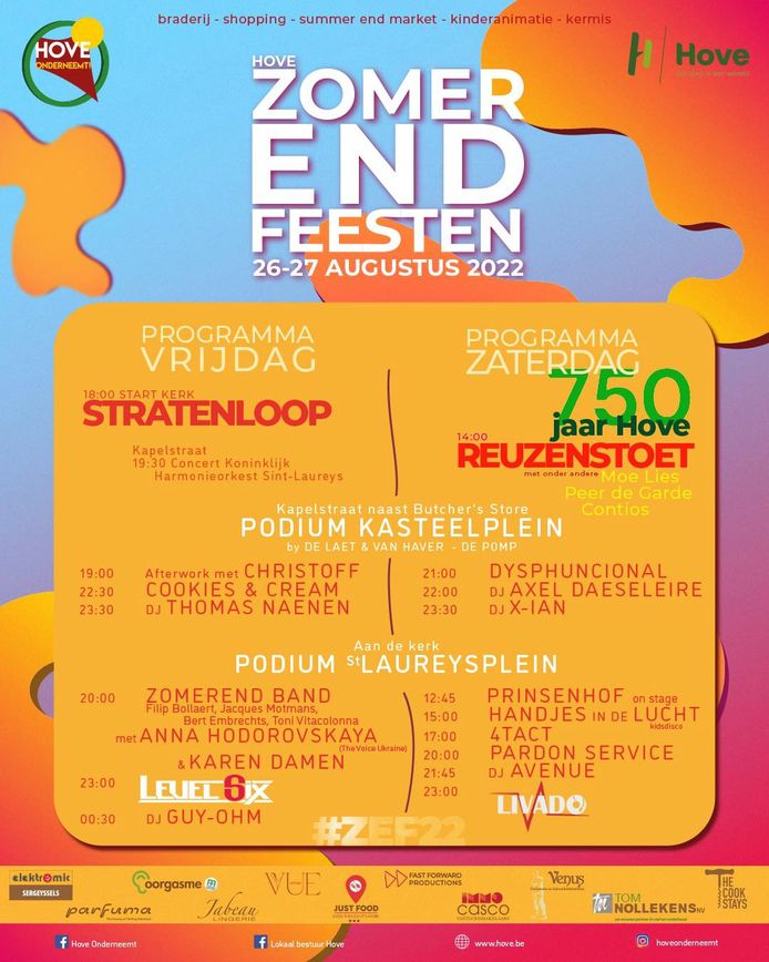 Hove zet ZomerEnd Feesten in met geslaagde openingsavond: “We zijn blij ...