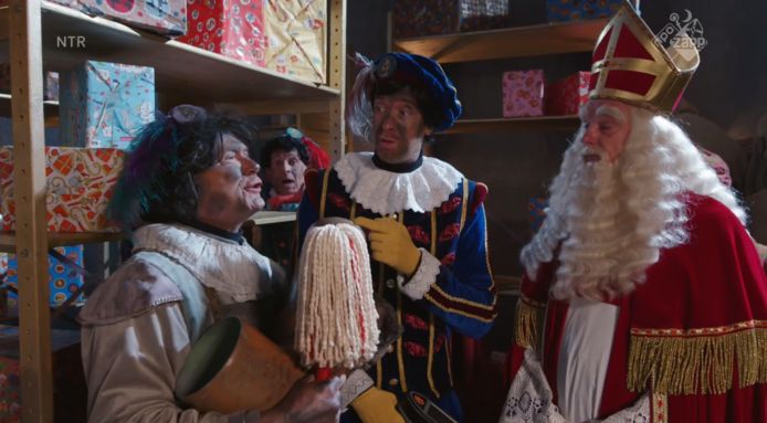 1,1 miljoen mensen zien Sinterklaas Piet de Smeerpoets toespreken ...