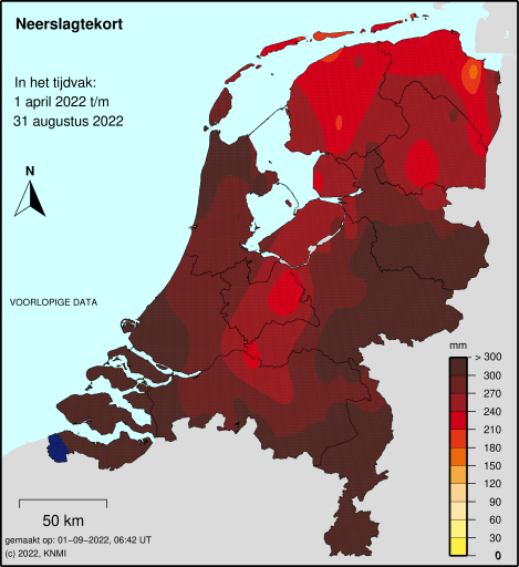 Neerslagtekort wordt groter dan ooit in deze eeuw | Foto | gelderlander.nl