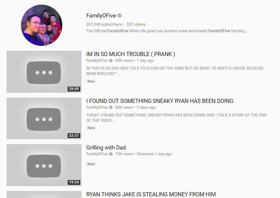 YouTube haalt vernederende video's offline nadat ouders veroordeeld ...