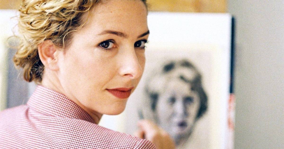 Sterren op het Doek-winnares Rosa maakt een schilderij op Rotterdam ...