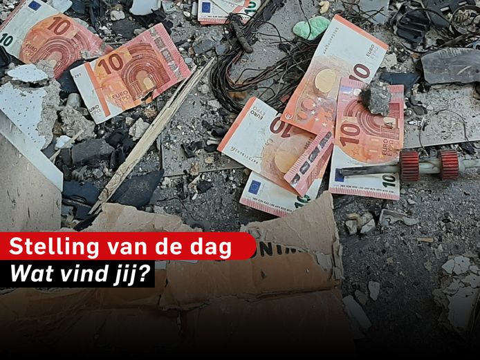 Stelling: het is een briljant idee om geld na een plofkraak meteen te ...