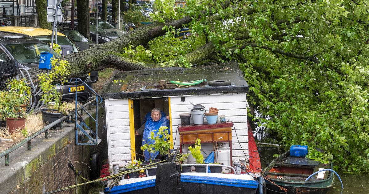 Bekijk hier de schade van zomerstorm Poly: een spoor van vernieling ...