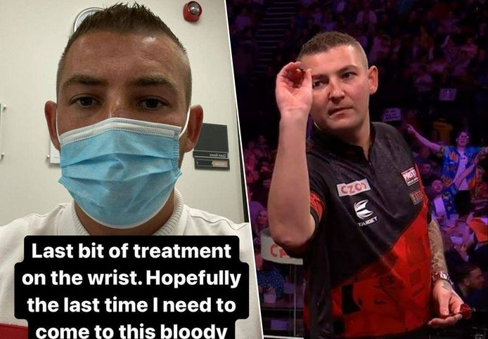 Sukkelt Nathan Aspinall met ‘darteritus’? “Hij mag dat tegen mij nog 1.000 keer uitleggen, maar ...