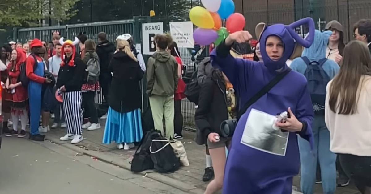 Voor 100-dagen verklede leerlingen mogen school niet in: "Dat wordt een ...
