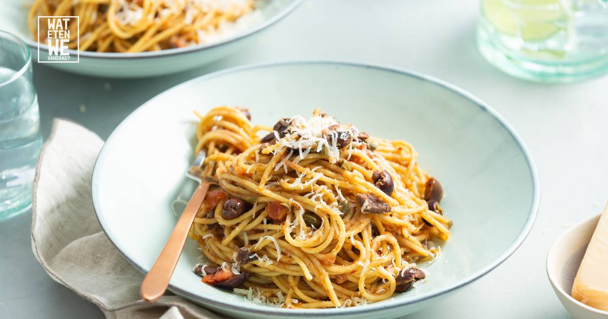 Wat Eten We Vandaag: Spaghetti alla puttanesca | Koken & Eten ...