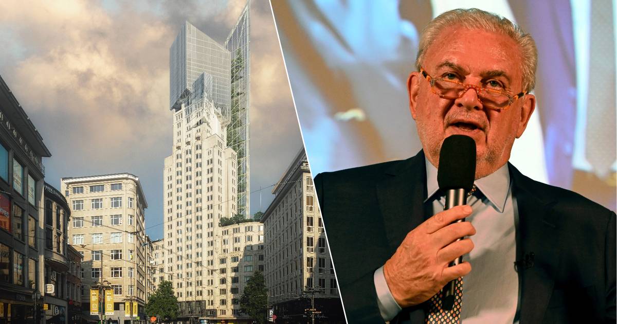 Fernand Huts gooit ontwerp met glazen toren bij Antwerpse Boerentoren ...