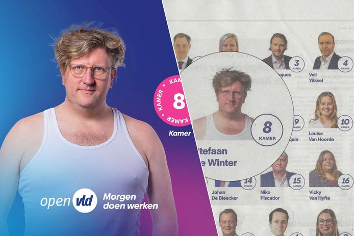 Stefaan De Winter, de man die in een ‘marcelleke’ op de kieslijst van ...