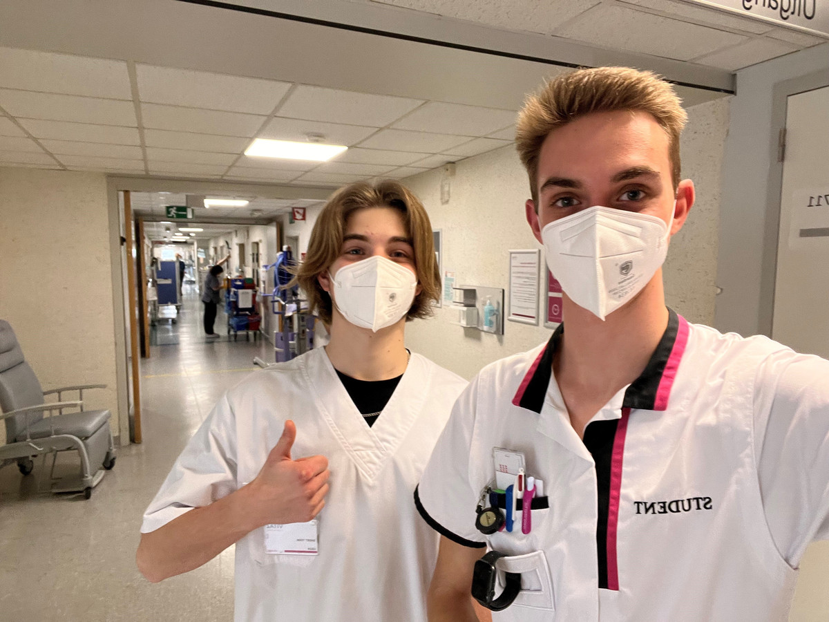 Jongeren nemen voor even stage over van studenten Verpleegkunde in ...