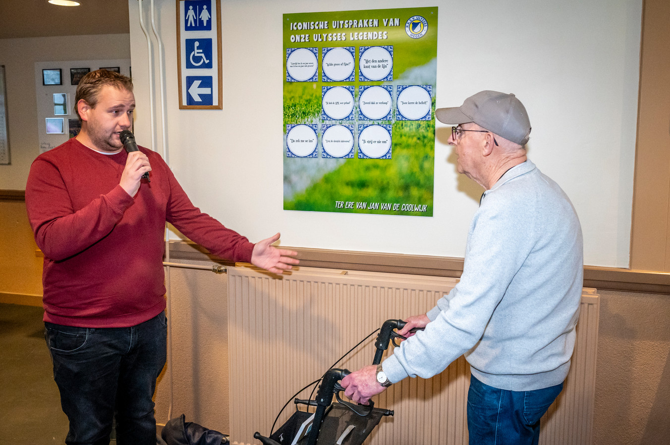 Eerbetoon voor ernstig zieke supervrijwilliger Jan bij voetbalclub ...