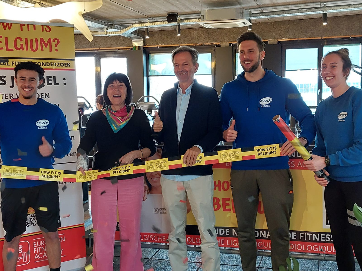 Burgemeester geeft startschot van nationaal fitheidsonderzoek bij Fyzix ...