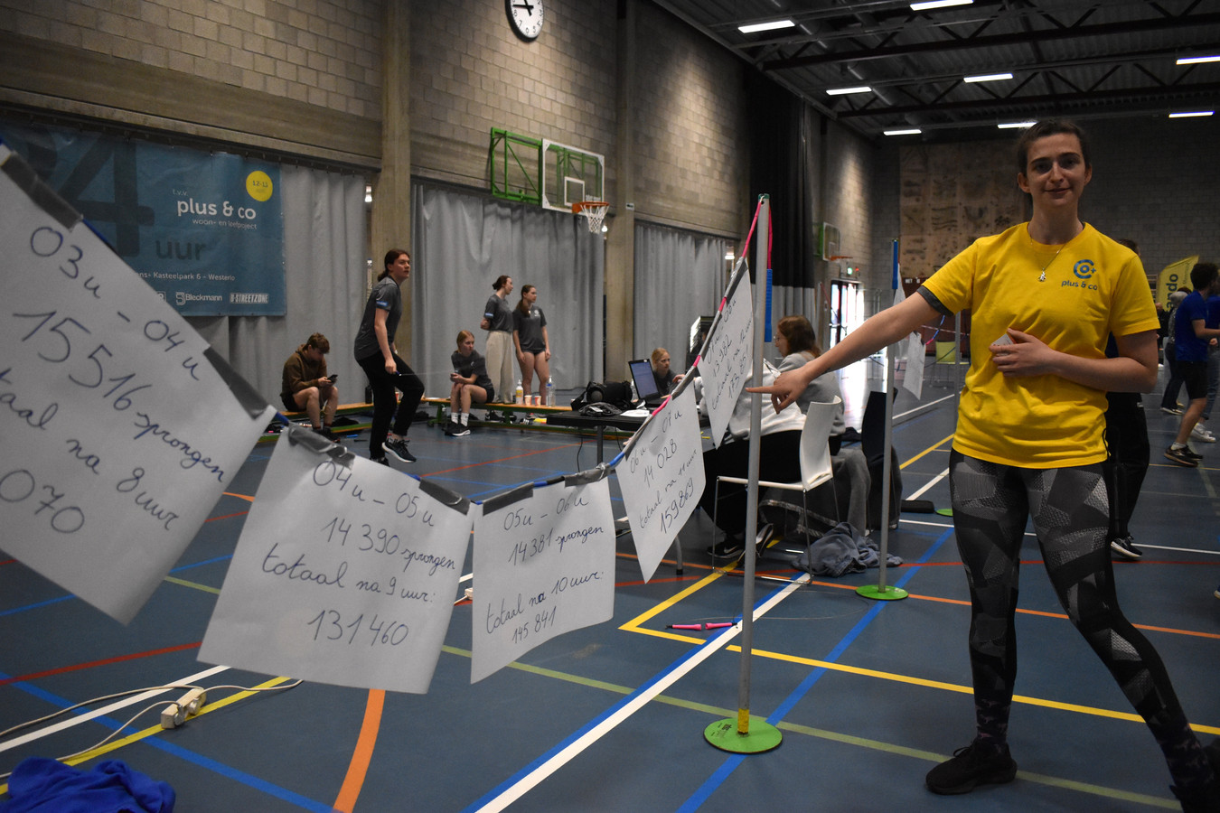 Ropeskippers Gym Westerlo springen 24 uur lang voor het goede doel ...