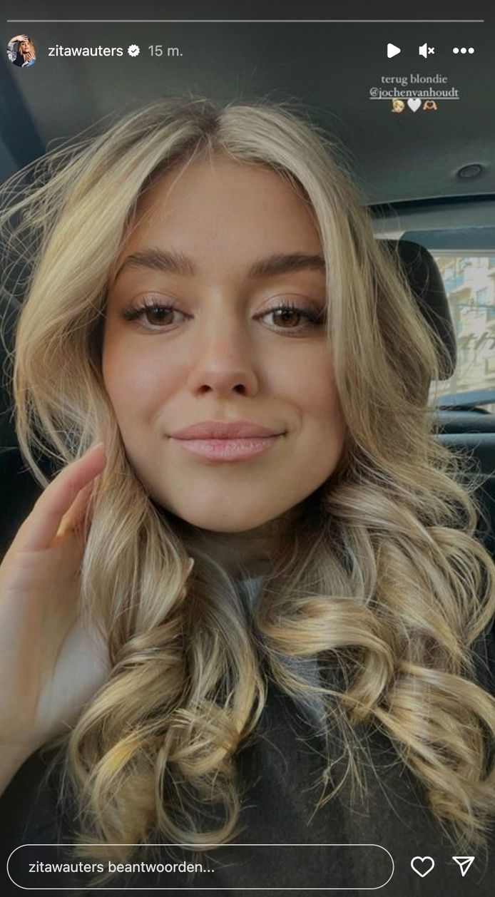 BV 24/7. Zita Wauters onherkenbaar met een nieuwe haarkleur en ‘First ...