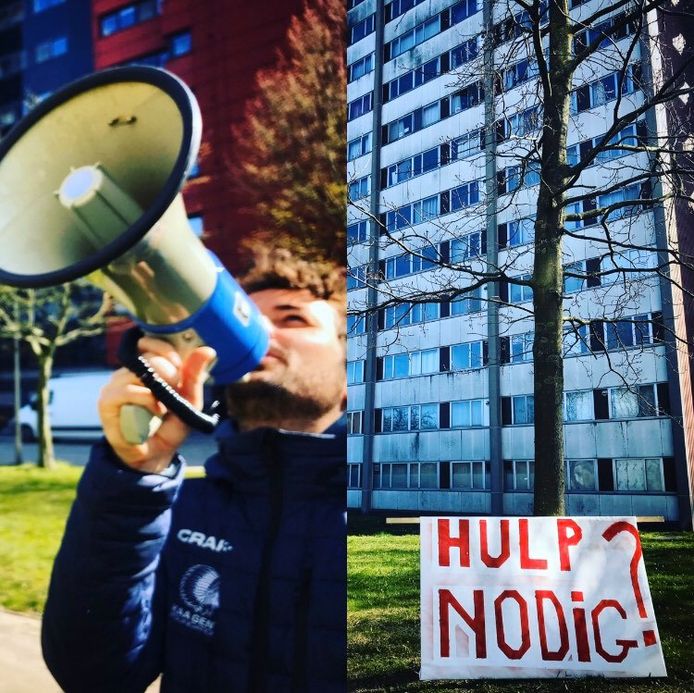 Wijkpartners Nieuw Gent gaan elke dag rond met luidspreker, op zoek ...