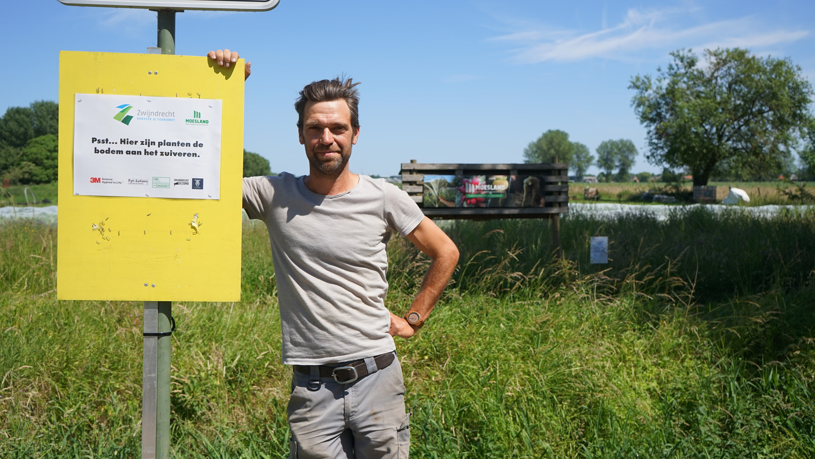 Bioboer Koen plant hennep om PFAS-vervuiling in bodem te zuiveren ...