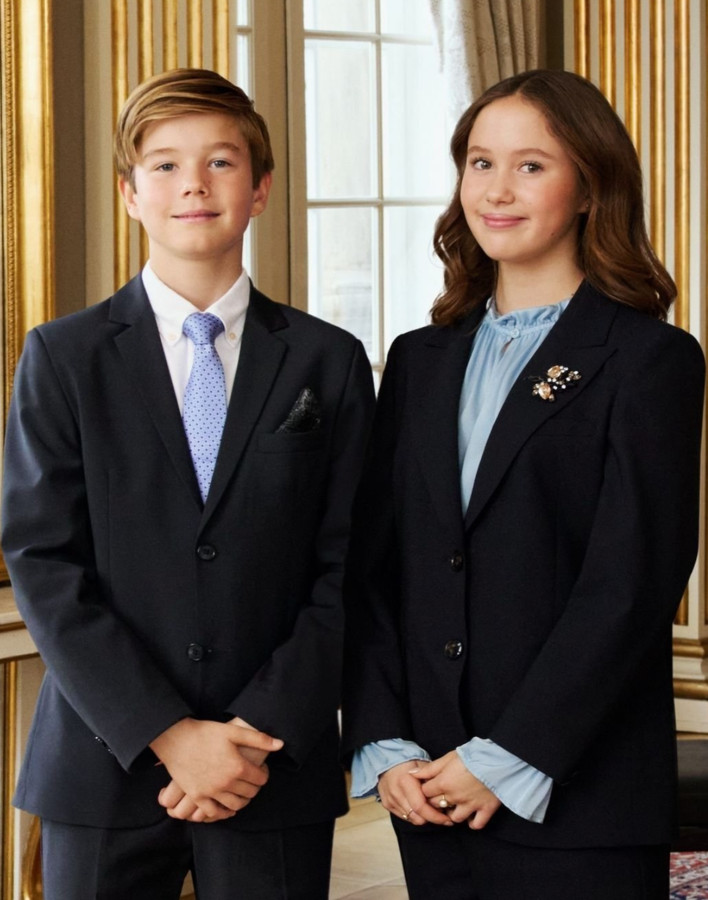 Oproer in Denemarken over verjaardagsfoto van koninklijke tweeling: “Ze ...