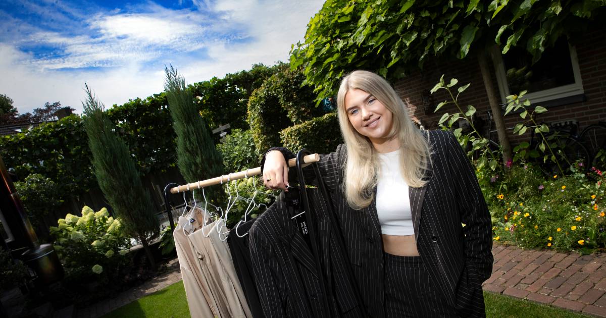 Zelf kon Meike met haar 1.85 meter nooit kleren vinden, nu verkoopt ze ...