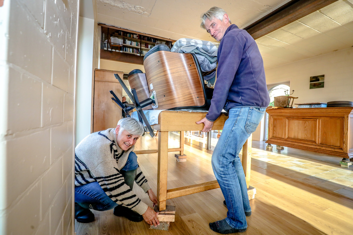 Guido en Trees verlaten preventief huis door stijgend water: “Hoelang ...