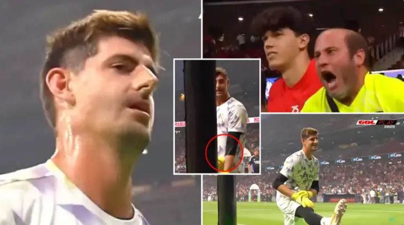 “Zakkenvuller!”: Courtois verrot gescholden door fans van Atlético ... “Zakkenvuller!”: Courtois verrot gescholden door fans van Atlético ...