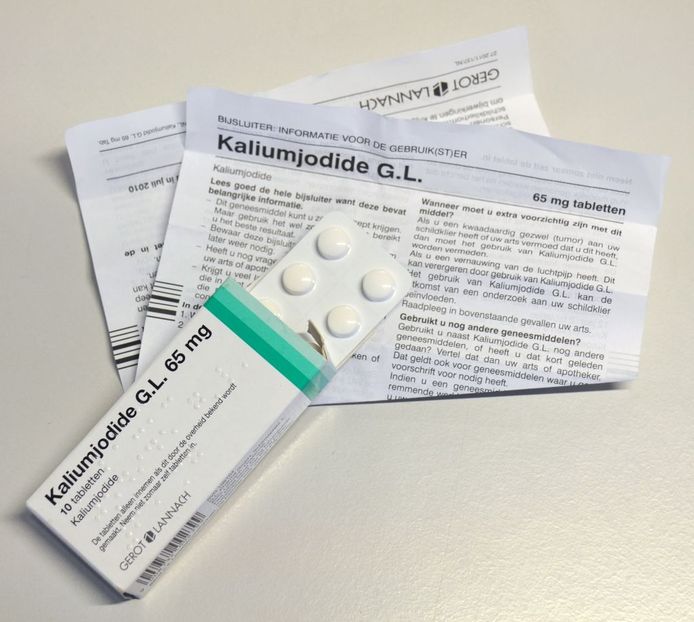 Komende maand jodiumtabletten in de bus | Politiek | AD.nl