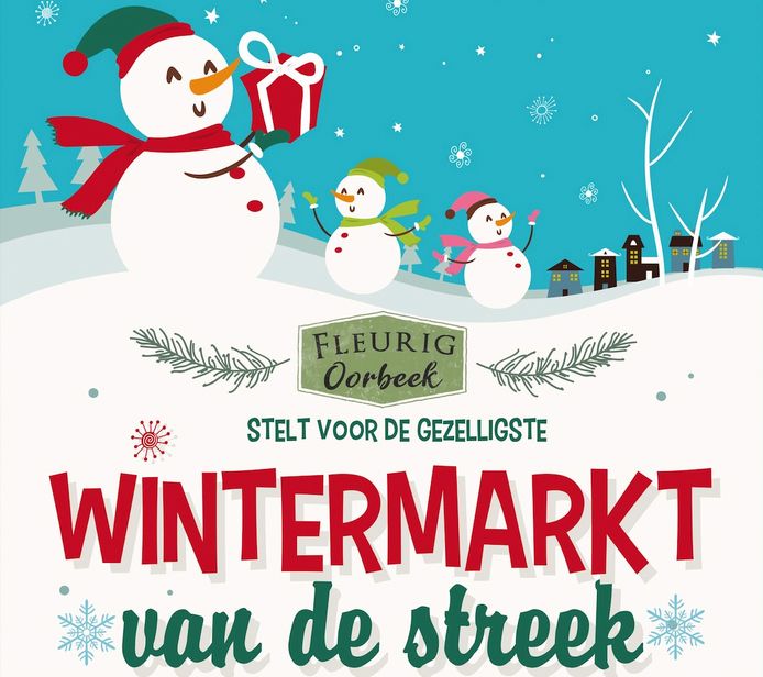 Fleurig Oorbeek presenteert de gezelligste wintermarkt van de streek | Tienen | hln.be