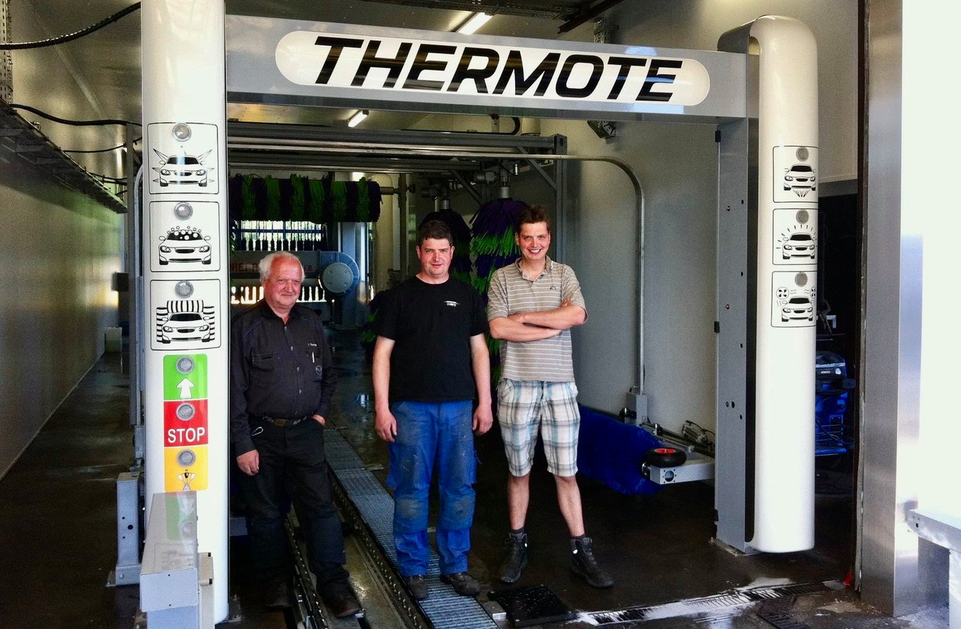 Familie Thermote bouwt nieuwe carwash: “Drie maanden lang het hele land ...