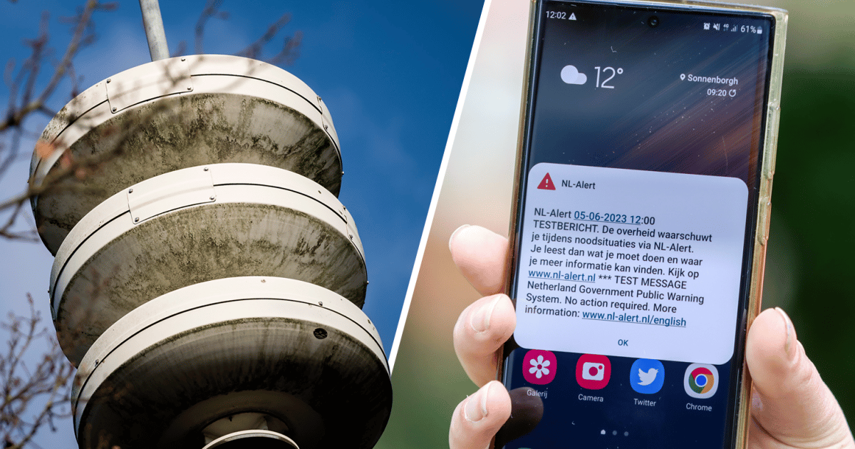 Luchtalarm maakt na 2025 plaats voor NL-Alert op mobiele telefoon | Binnenland | AD.nl