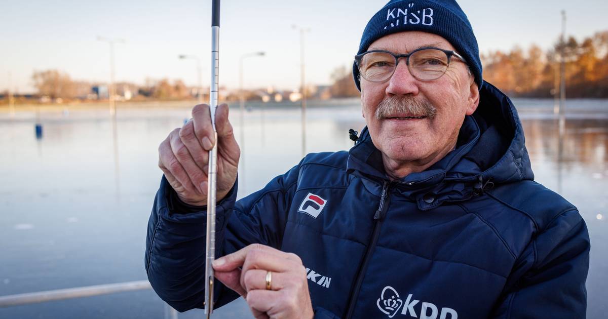 IJsdikte wordt bij Steenwijkse baan al gemeten: ‘Het moet nog even ...