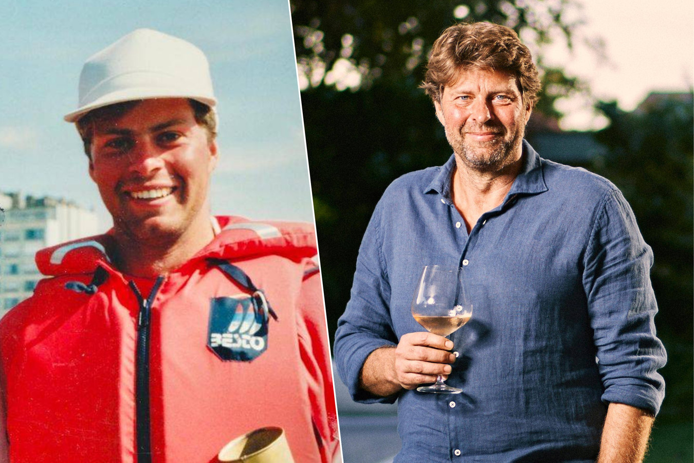 Wim Lybaert denkt met weemoed terug aan zijn vakantiejob als redder ...