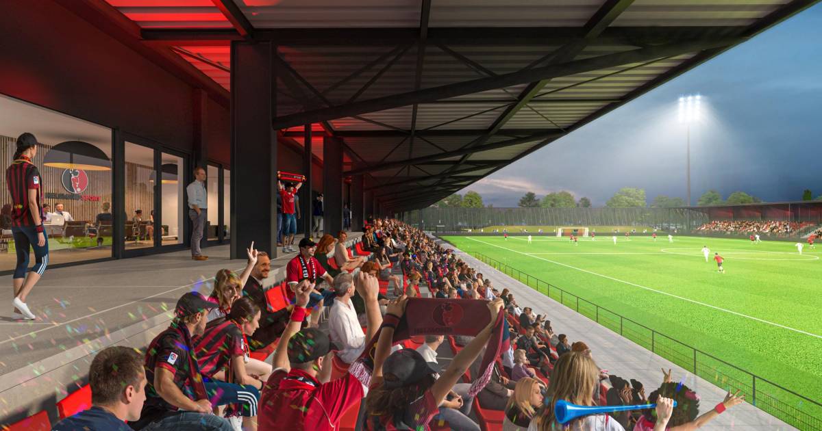 Eerste divisie kunstgras in het nieuwe stadion van Helmond Sport: ‘Wie betaalt, bepaalt ...