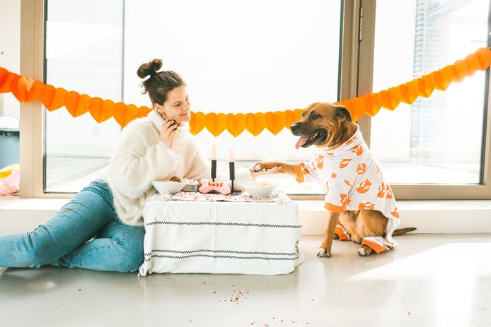 VIDEO. Liefde is… een romantisch etentje met asielhond Bakari: “We ...