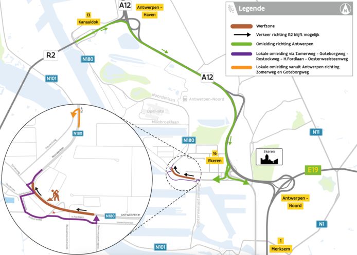 Noorderlaan opnieuw op de schop: kruispunt met Zomerweg heraangelegd ...