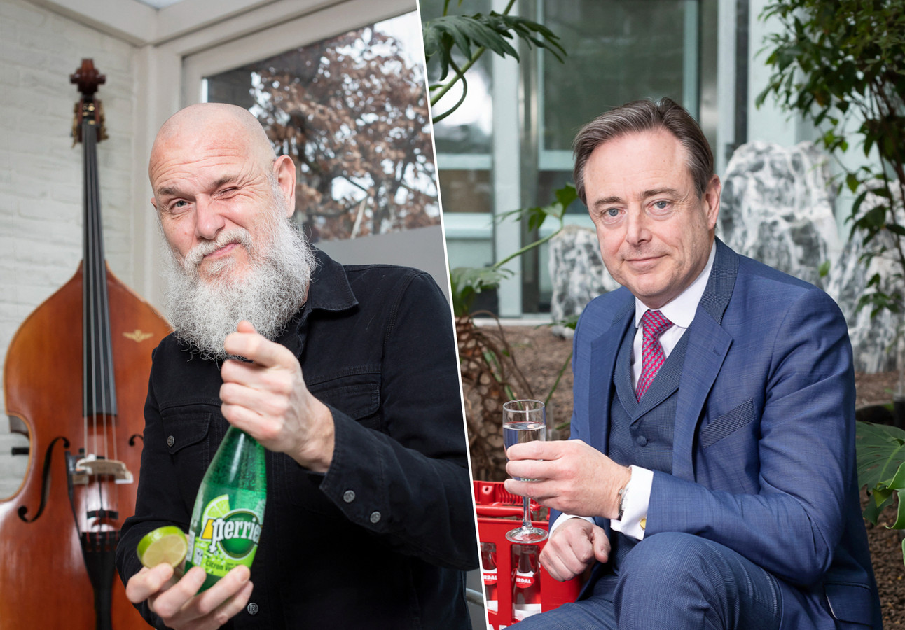 Axl Peleman (52) en Bart De Wever (52) vertellen waarom ze geen alcohol ... Axl Peleman (52) en Bart De Wever (52) vertellen waarom ze geen alcohol ...