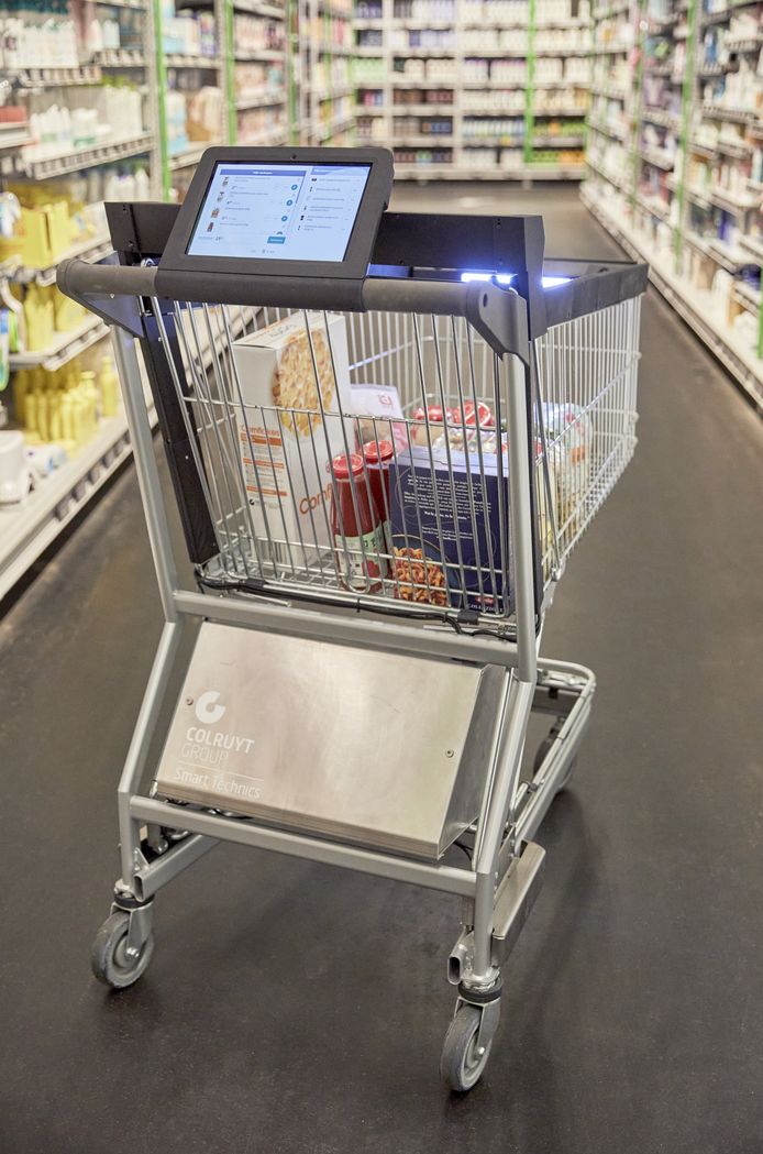 Colruyt teste un caddie de supermarché révolutionnaire | Economie ...