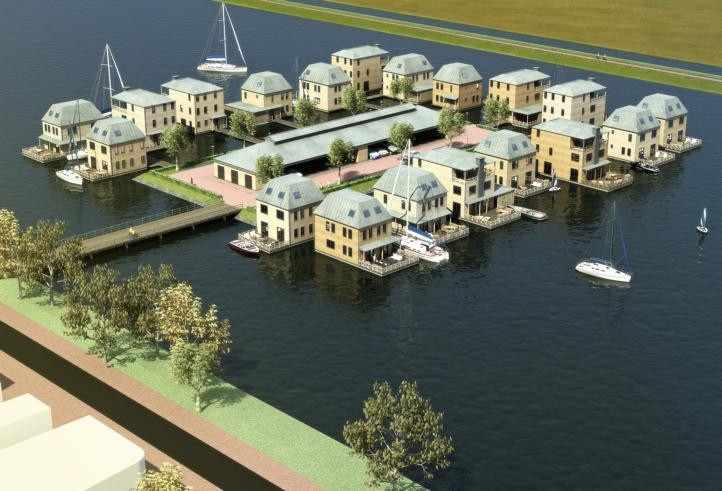 Wonen op het water in een 'gewoon' huis | Foto | AD.nl