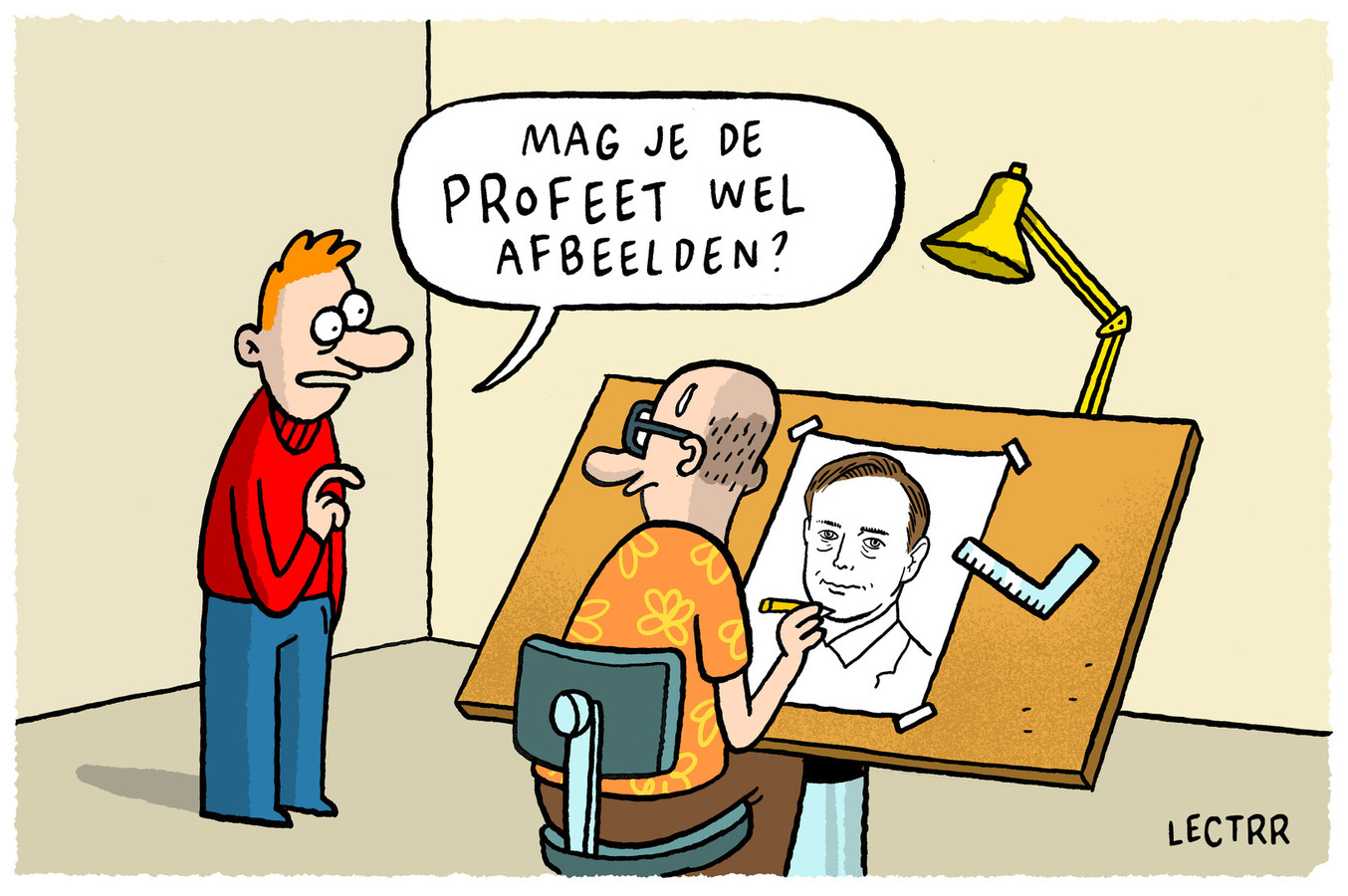 INTERVIEW. Cartoonist Lectrr schreef een pamflet over vrije ...