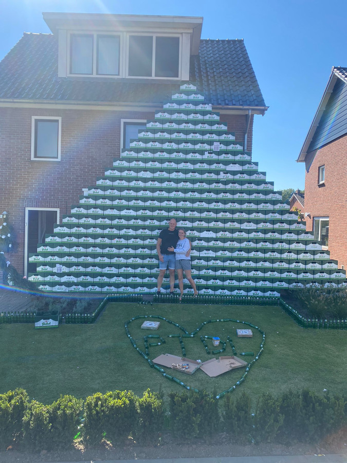 Net getrouwde Nico bij thuiskomst in De Lutte: ‘Nooit eerder zo’n hoge ...