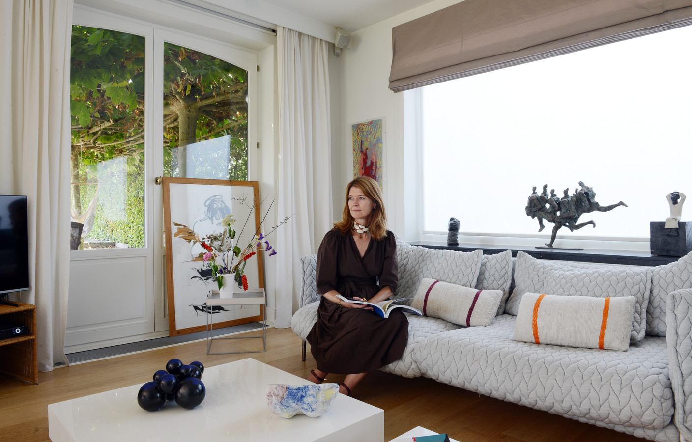 BINNENKIJKER. Op bezoek bij kunstenares Brigitte (53): “ Ik mix stijlen ...