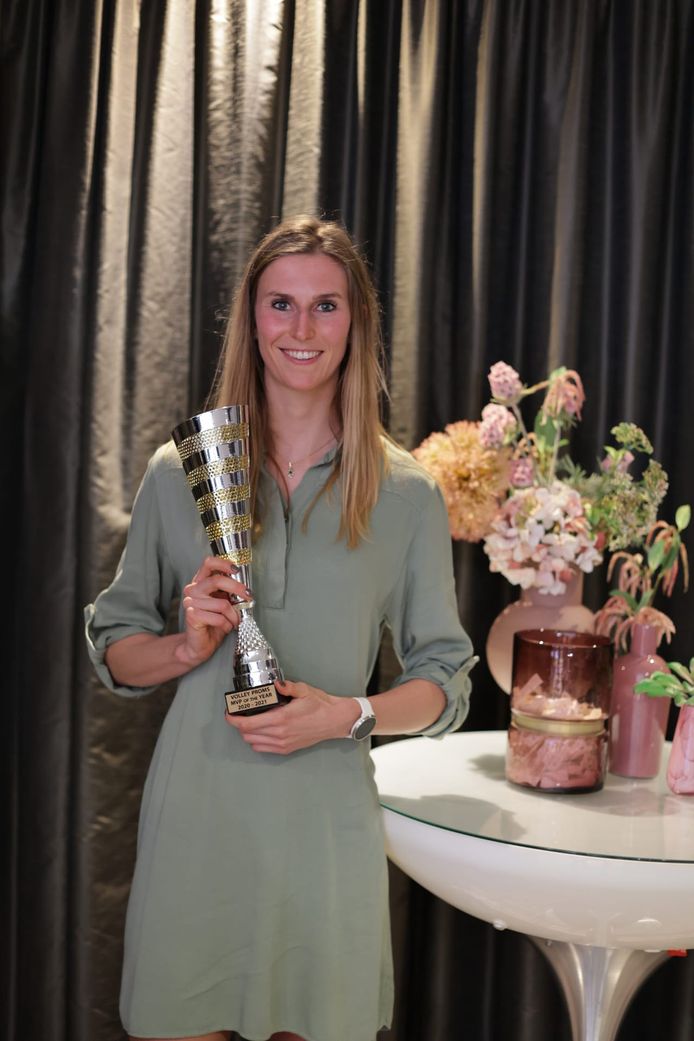 Sarah Cools (Antwerp Volley Team) werd verkozen tot MVP van het jaar ...
