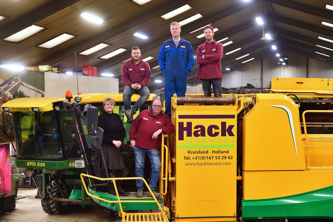 Kruislandse familie Hack haalt in Spanje de erwtjes van het land | Foto ...