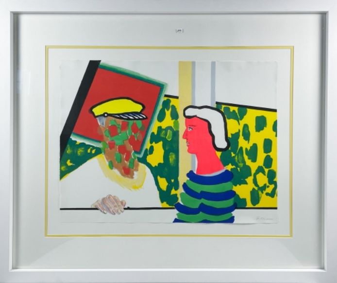 Van etsen tot een schilderij: 58 werken van Raveel gaan onder de hamer ...