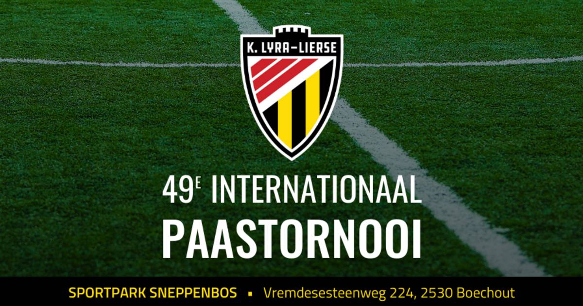 Top jeugdvoetbal op het 49ste Internationaal Paastornooi van K. Lyra ...
