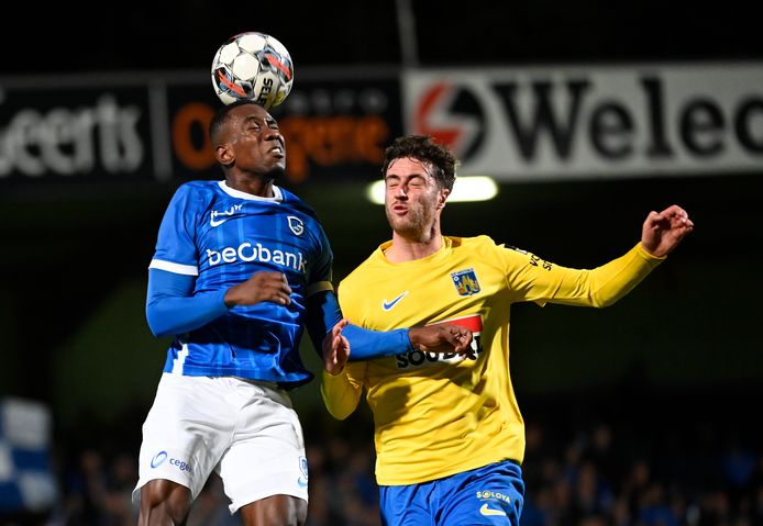 Kyan Vaesen (KVC Westerlo) na bekeruitschakeling tegen RC Genk (O-1 ...